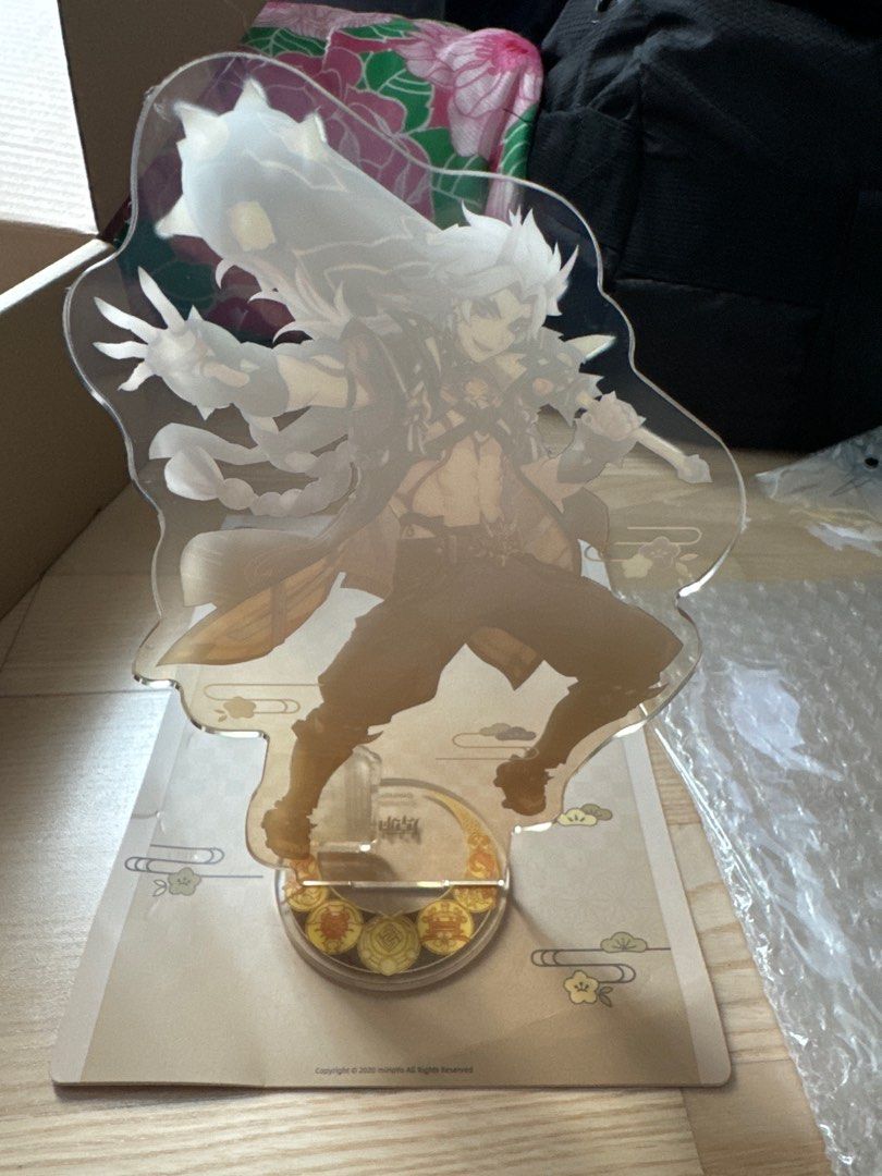 (Genshin Impact official) Arataki Itto Acrylic figurine, Hobbies & Toys ...