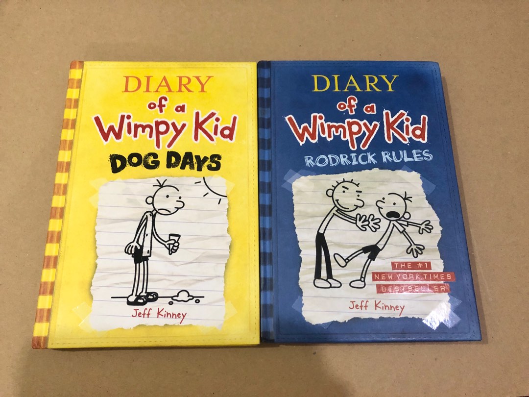 {Set / Bundle} Hardcover! Diary of a Wimpy Kid - Dog Days and Rodrick ...