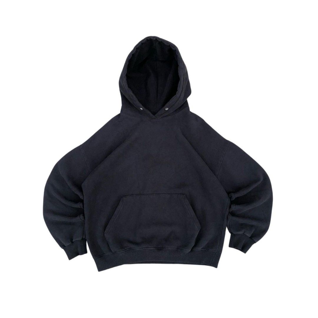 [HARGA NETT] Faded Blank Black Boxy Fit Hoodie By Jemut Fading Fade ...