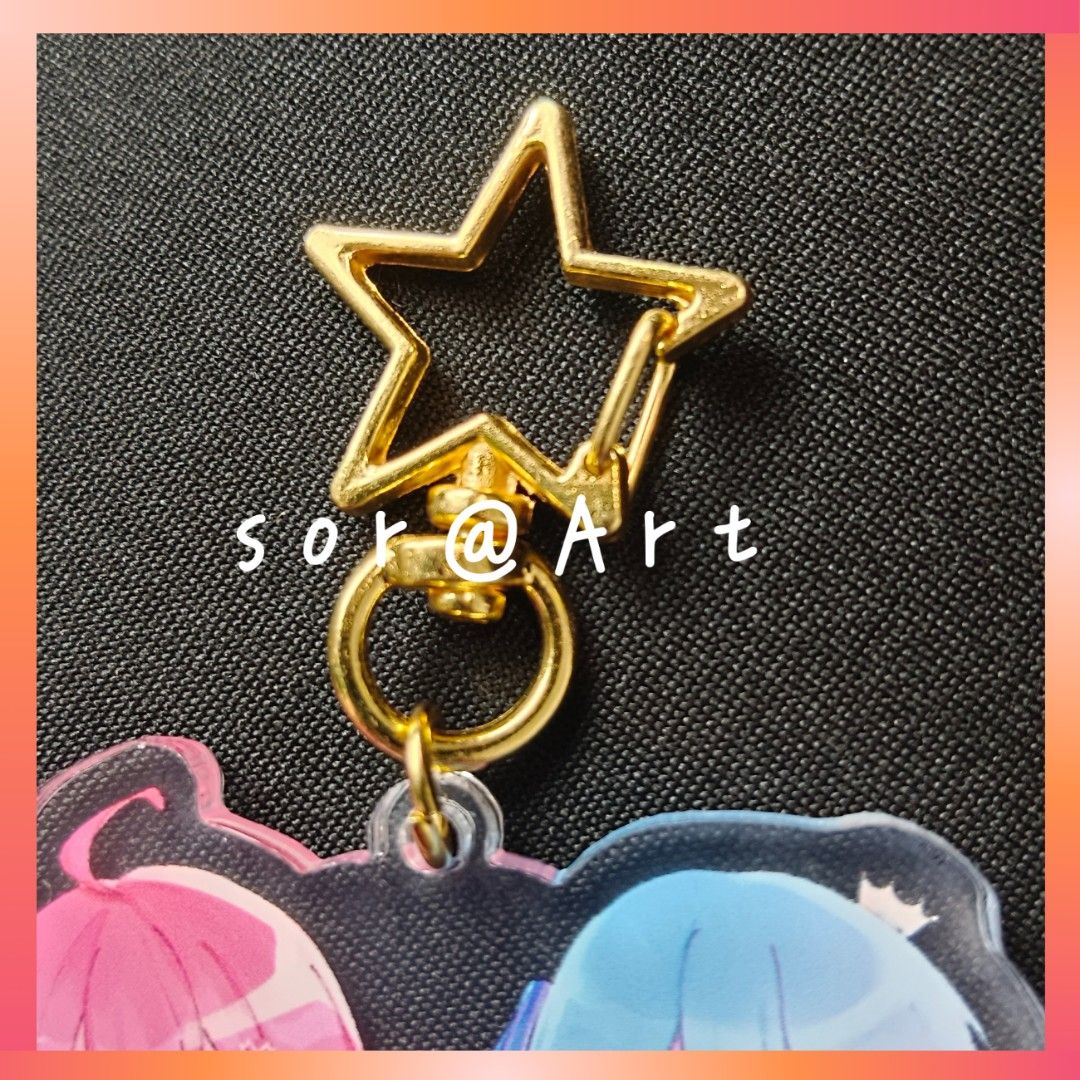 Hololive Hoshimachi Suisei Sakura Miko Keychain Micomet, Hobbies & Toys ...