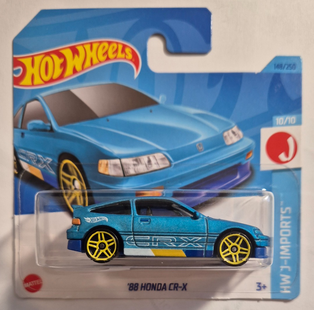 Honda CRX '88 HotWheels Short Card , Hobbies & Toys, Toys & Games on Carousell