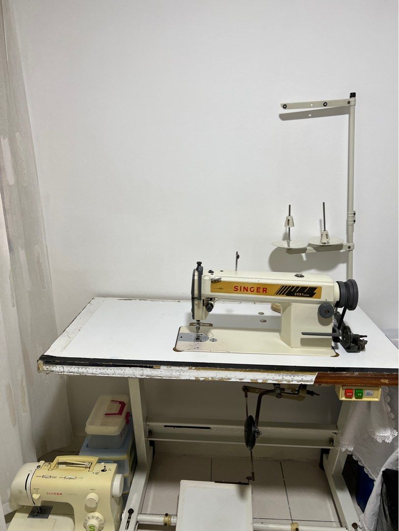 Industrial sewing machine singer 2591 D200A, TV & Home Appliances ...