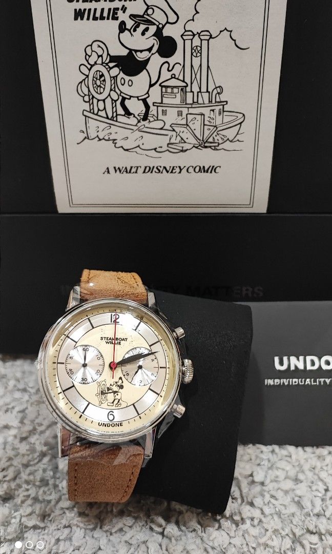 Johan UNDONE Disney Themed Mickey Steamboat Willie Limited Edition ...