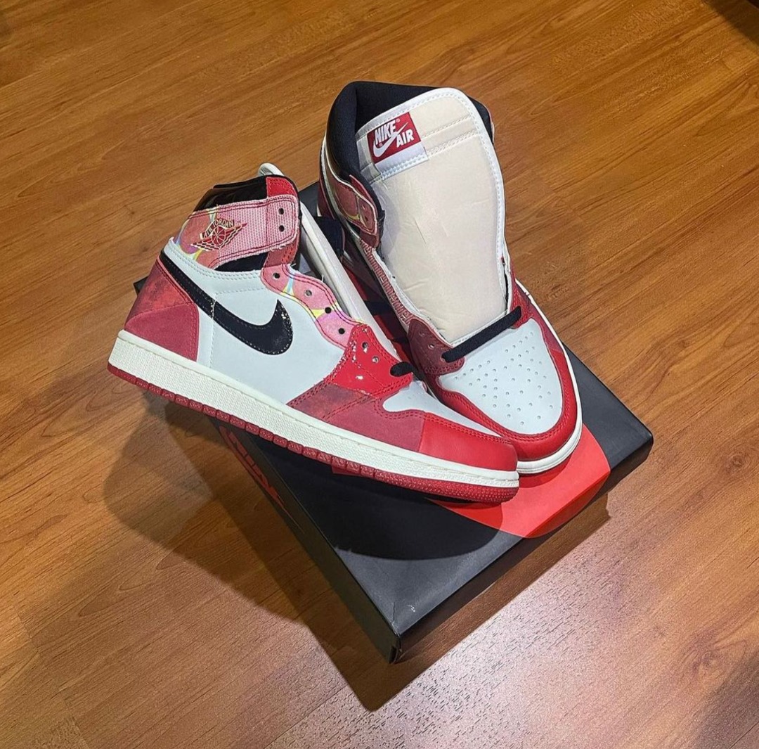 Jordan 1 High Spiderverse V2, Men's Fashion, Footwear, Sneakers on ...