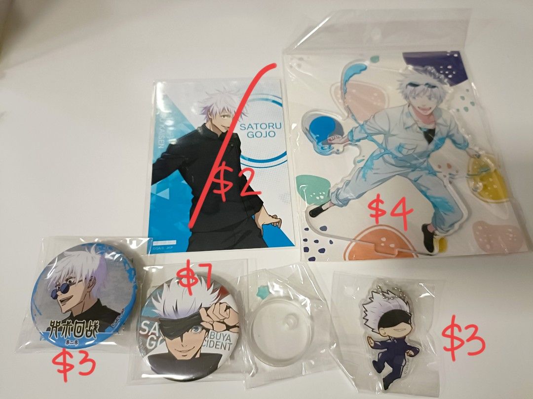 Jujutsu kaisen Gojo Satoru merch, Hobbies & Toys, Memorabilia ...