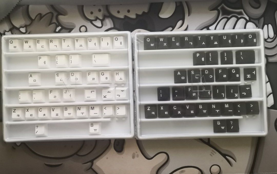Keykobo Wob & Bow Hangul Korean alpha keycap for GMK EPBT MT3 CRP JTk ...