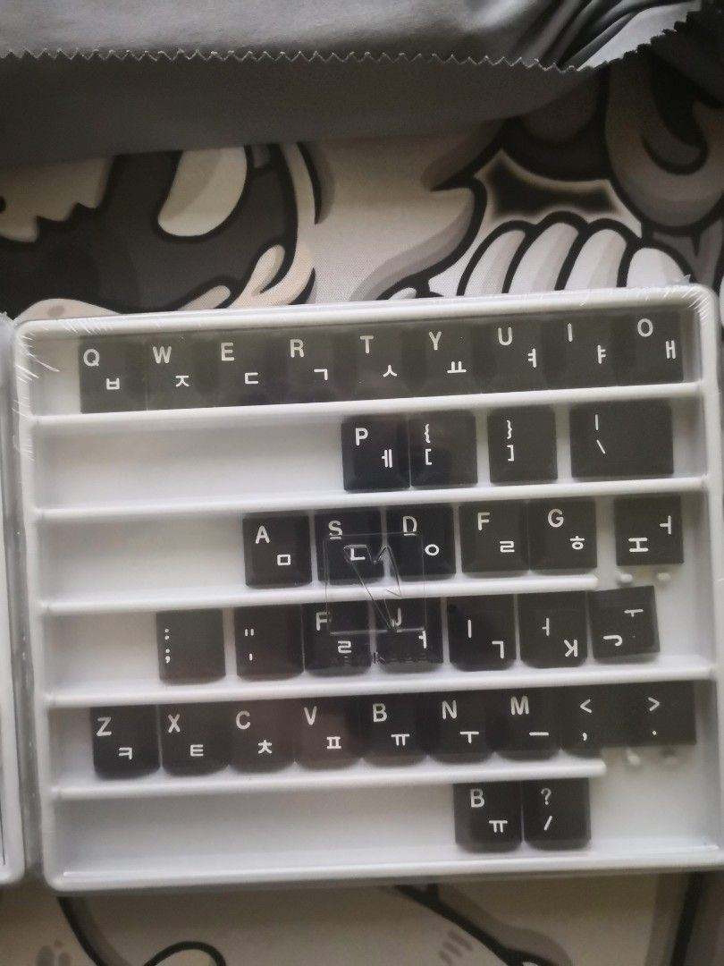 Keykobo Wob & Bow Hangul Korean alpha keycap for GMK EPBT MT3 CRP JTk ...