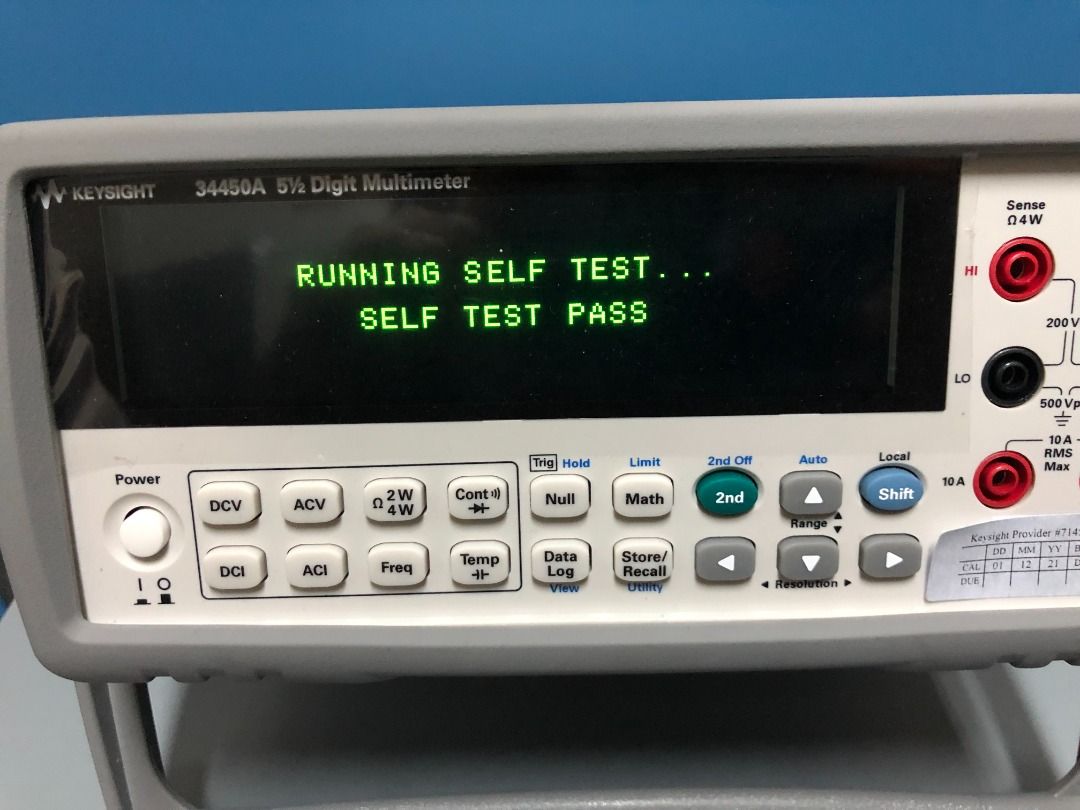 Keysight Agilent 34450A Digital Multimeter, 5.5 Digit, OLED Display ...
