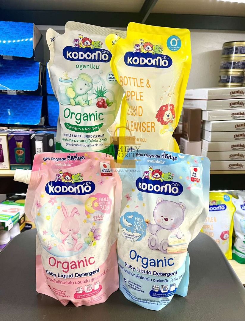 Kodomo Baby Liquid Detergent/Bottle & Nipple Liquid Cleanser Refill, Babies & Kids, Bathing ...
