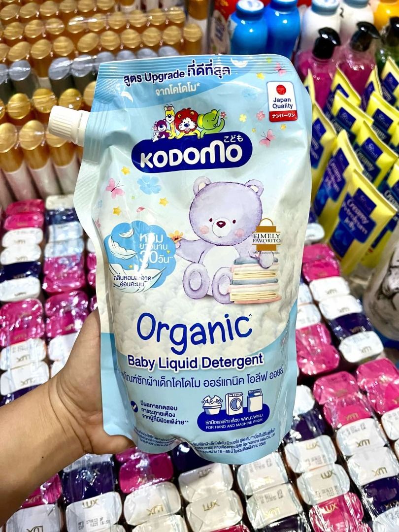 Kodomo Organic New Born Baby Liquid Detergent Refill 580ml (blue), Babies & Kids, Bathing ...