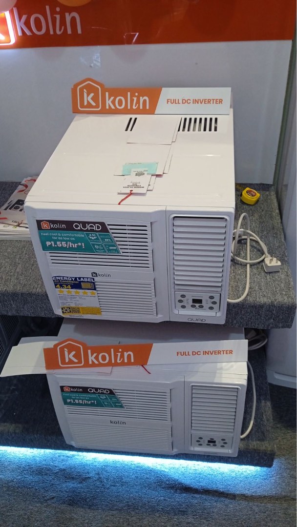 KOLIN WINDOW TYPE INVERTER AIR CONDITIONER, TV & Home Appliances, Air ...