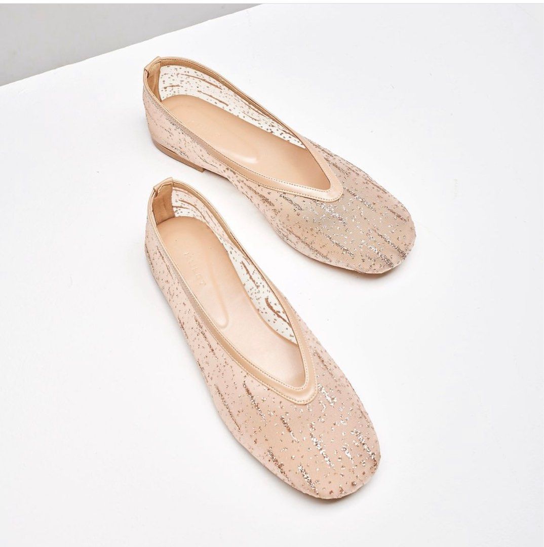 Kulet Aliz Mesh Nude Pumps, Women's Fashion, Footwear, Flats on Carousell