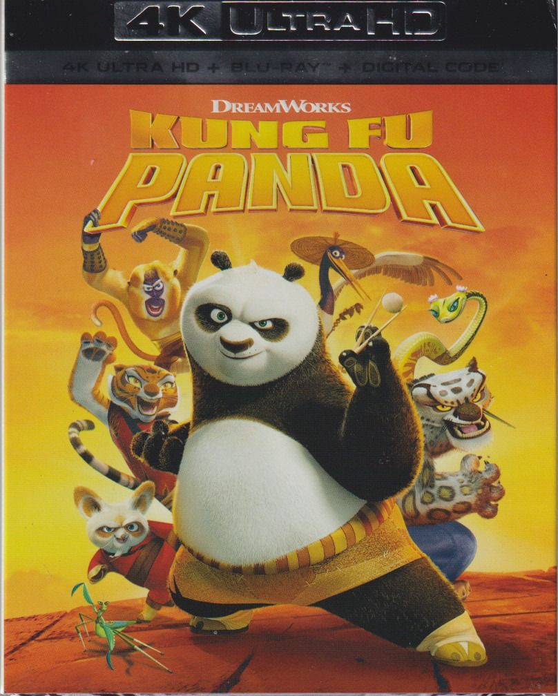 Kung Fu Panda 4K (Slipcover) Blu ray / Bluray, Hobbies & Toys, Music & Media, CDs & DVDs on ...