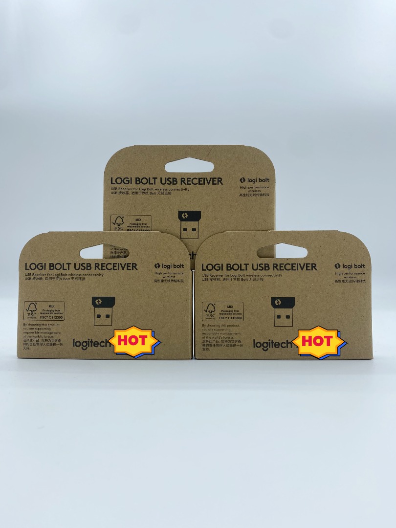 🔥全新現貨即發🔥Logitech Logi Bolt USB Receiver無線USB接收器Unifying Receiver, 電腦＆科技 ...