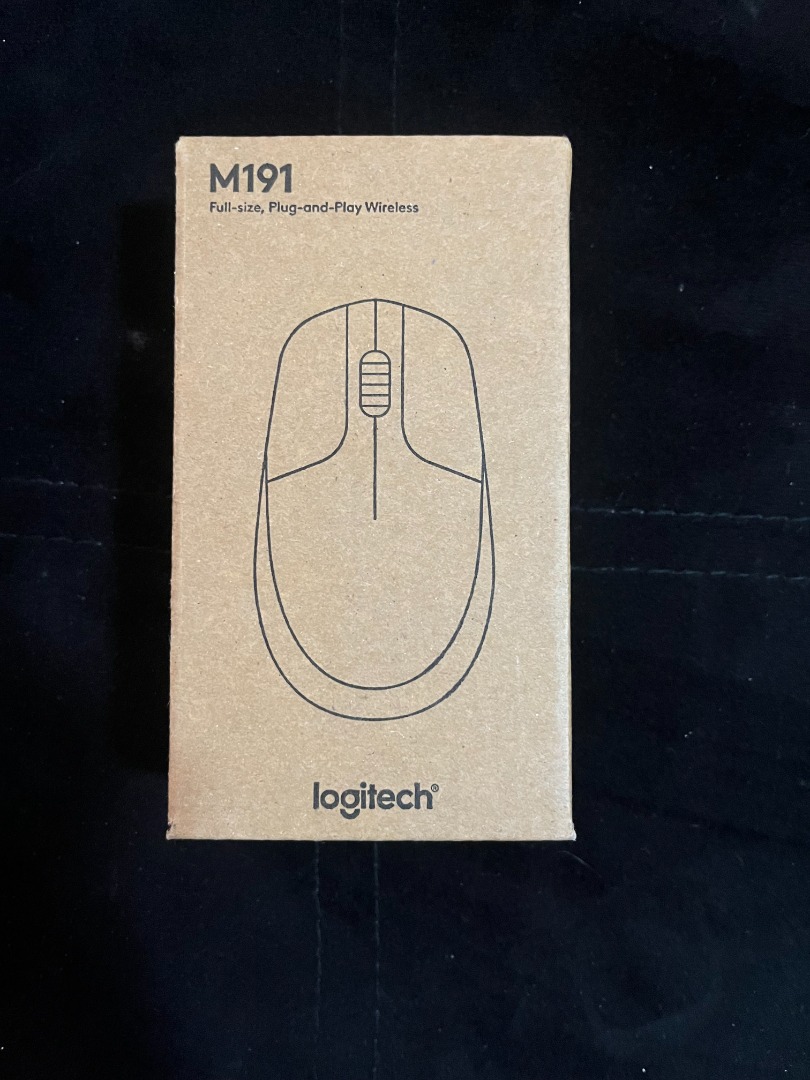 Logitech Wireless Mouse M191, Curve Design, 18-Month Battery with Power ...