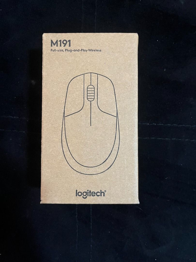 Logitech Wireless Mouse M191, Curve Design, 18-Month Battery with Power ...