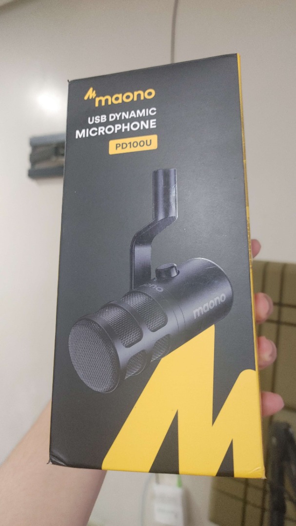 Maono PD100U USB Dynamic Microphone, Audio, Microphones on Carousell