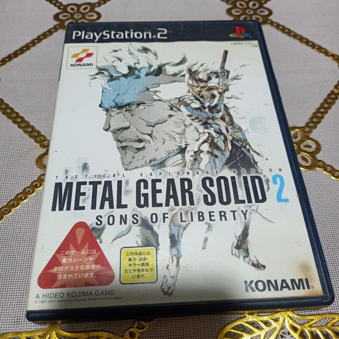 Metal gear solid 2 ps2 japan, Video Gaming, Video Games, PlayStation on ...