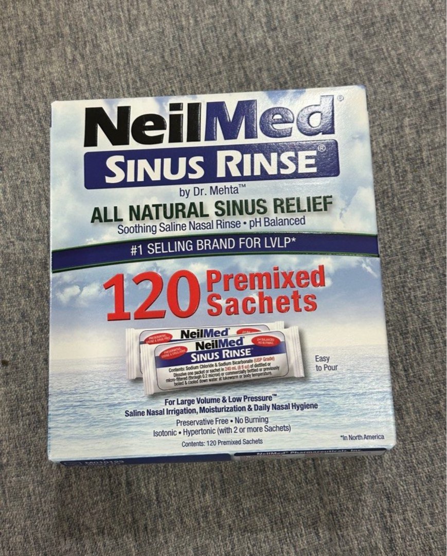 NeilMed Sinus Rinse (120 pack), Beauty & Personal Care, Sanitisers ...