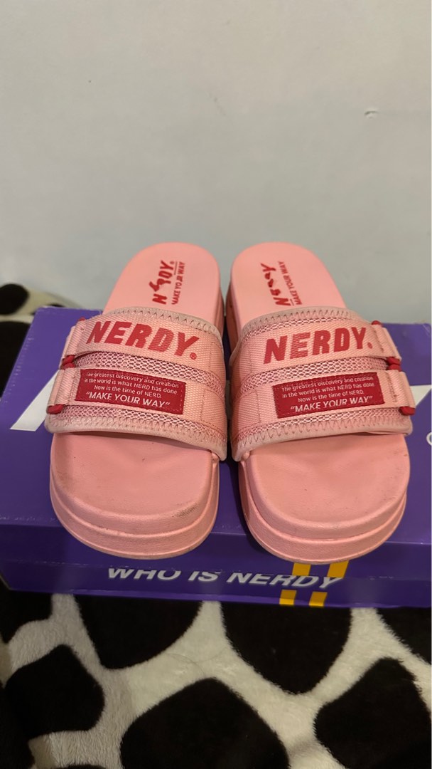 Nerdy Weaving Platform Slides, Women's Fashion, Footwear, Slippers and ...