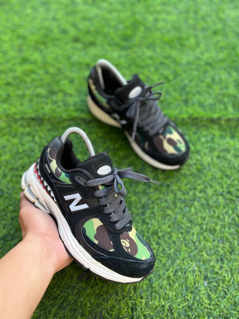 New Balance 2002r X BAPE, Women's Fashion, Footwear, Sneakers on Carousell