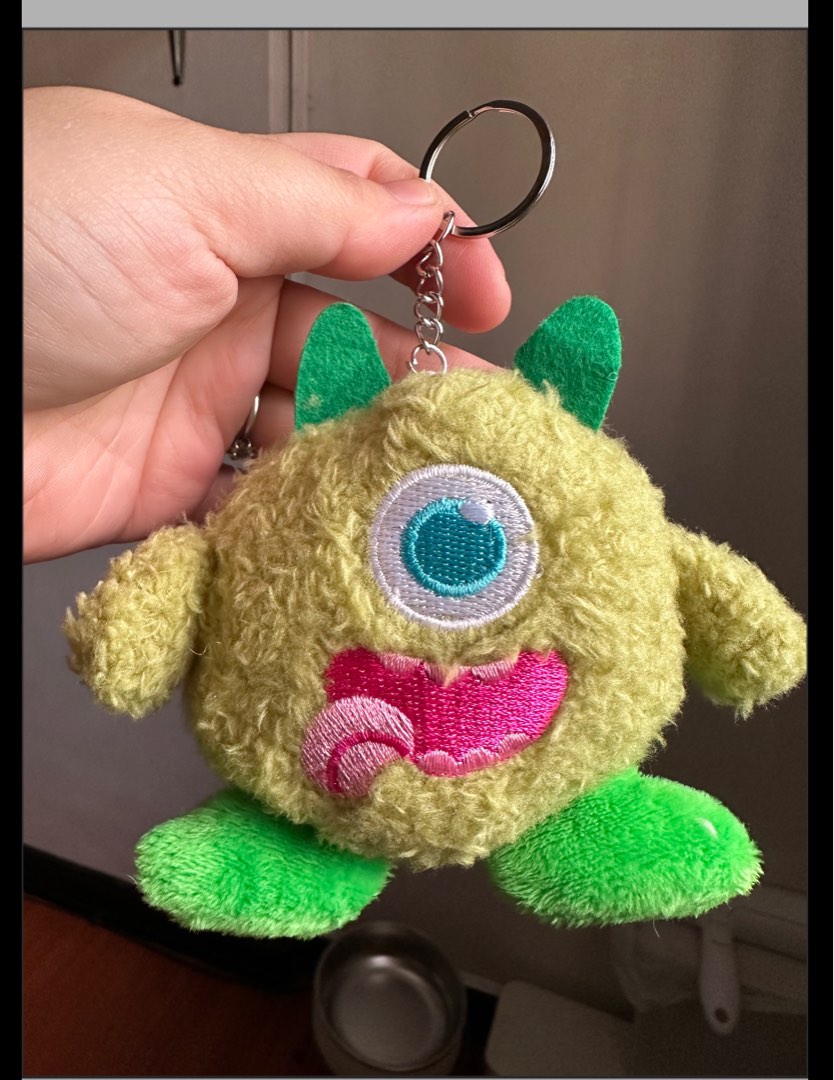 New! Mike Wazowski keychain / Monsters Inc., Hobbies & Toys, Toys ...