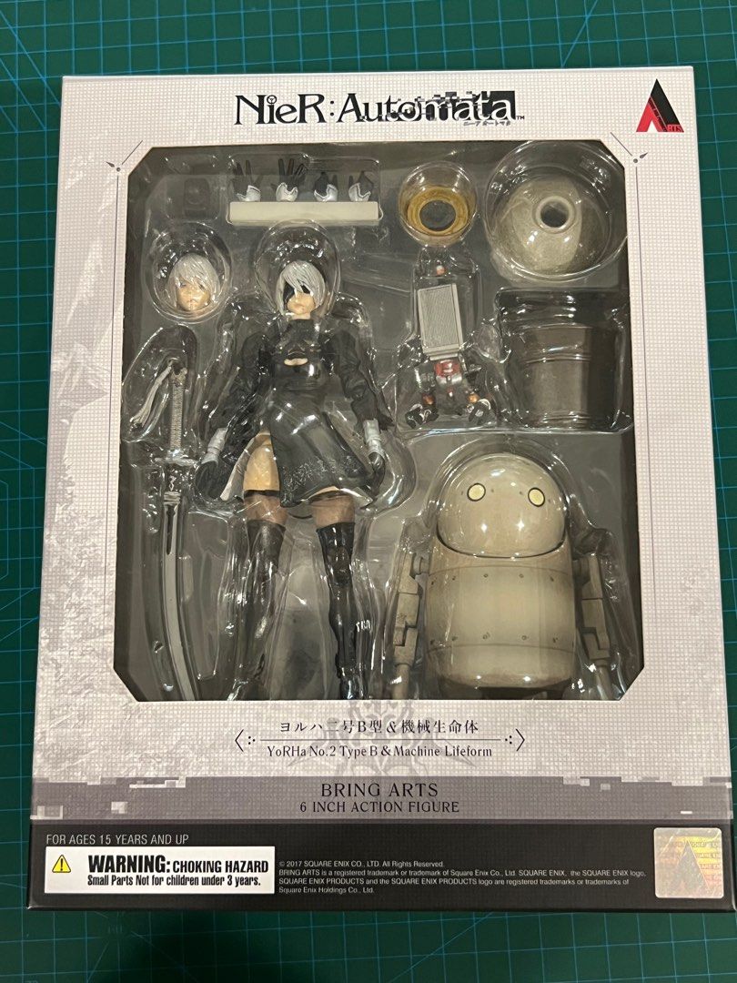 Nier: Automata Bring Arts 2B & Mechanical Life Form, Hobbies & Toys ...