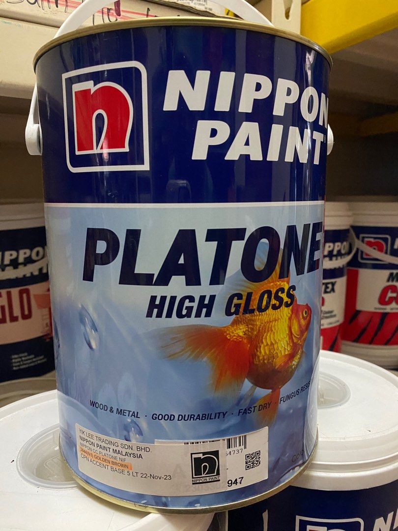 NIPPON PAINT 5LT Platone 3044 (N1), Furniture & Home Living, Home Decor ...