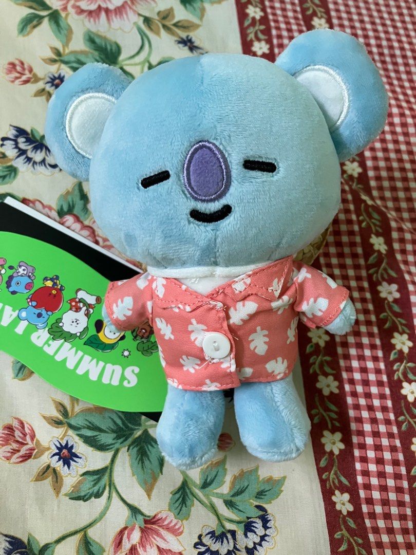 OFFICIAL BT21 KOYA SUMMER LANE BAG CHARM KEYRING BTS RM’s COLLABORATION DESIGN WITH LINE FRIENDS ...