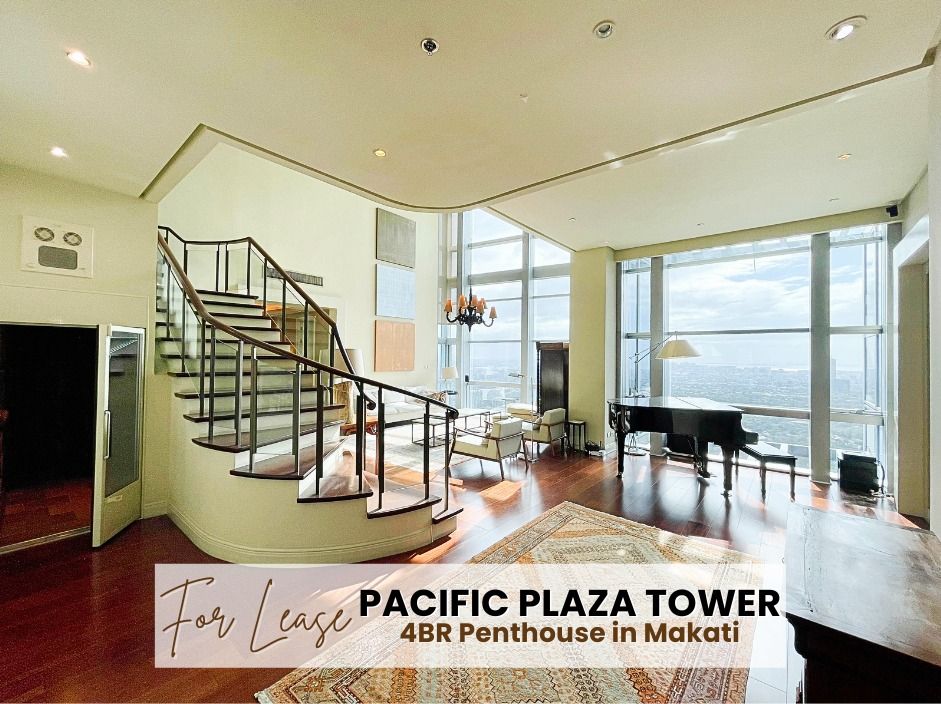Pacific Plaza Towers, BGC: 4BR Penthouse Unit for Rent!, Property ...