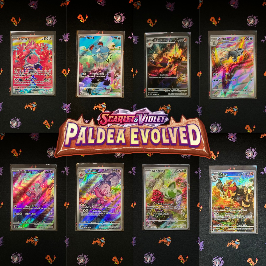 [PAL EN] Paldea Evolved Illustration Rares (IR), Hobbies & Toys, Toys ...