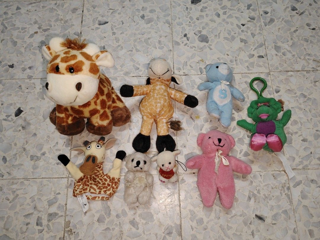 Plush Toys Bundle | Soft Toys | Giraffe | Baby Bop | Barney | Teddy ...