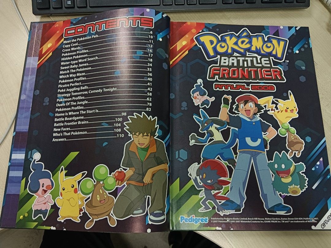 Pokemon annual book hard cover Buku collection collector kolektor ...
