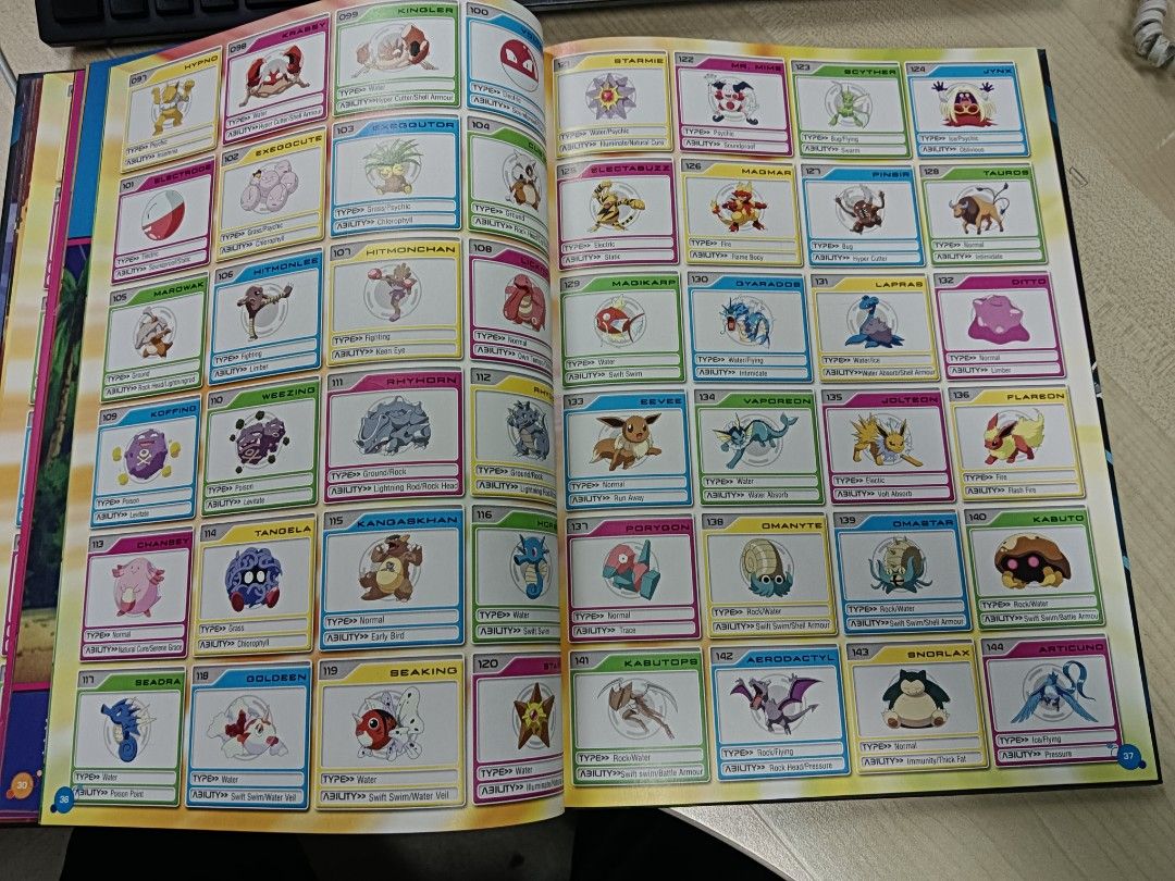 Pokemon annual book hard cover Buku collection collector kolektor ...