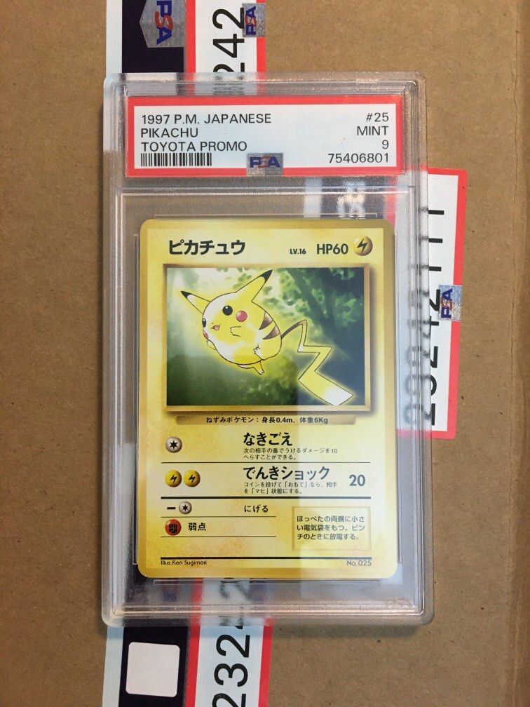 Pokemon Toyota Pikachu Japanese Promo PSA 9, Hobbies & Toys, Toys ...