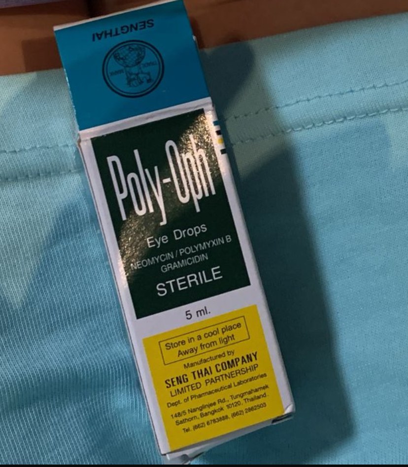 Poly-Oph eye drops, 寵物用品, 寵物衣服 - Carousell