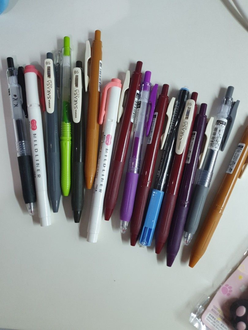 Pulpen Sarasa, Stabilo Mildliner, Buku & Alat Tulis, Alat Tulis di ...