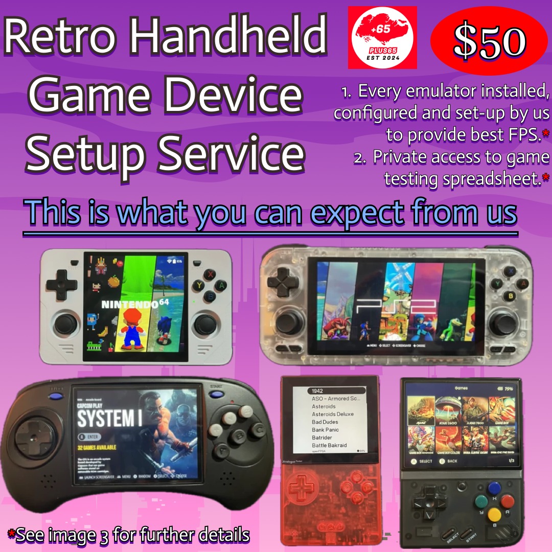 Retro Handheld Game Device Setup Service (Retroid,Anbernic,Miyoo ...