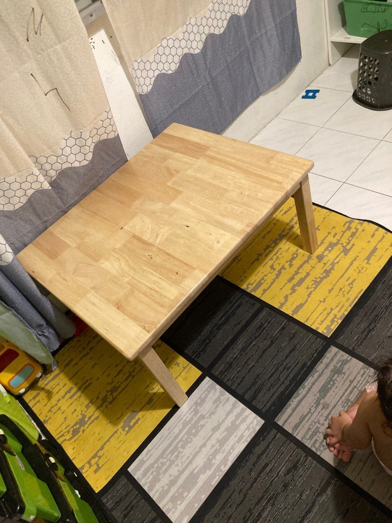 Rubberwood coffee table meja kopi, Furniture & Home Living, Furniture ...