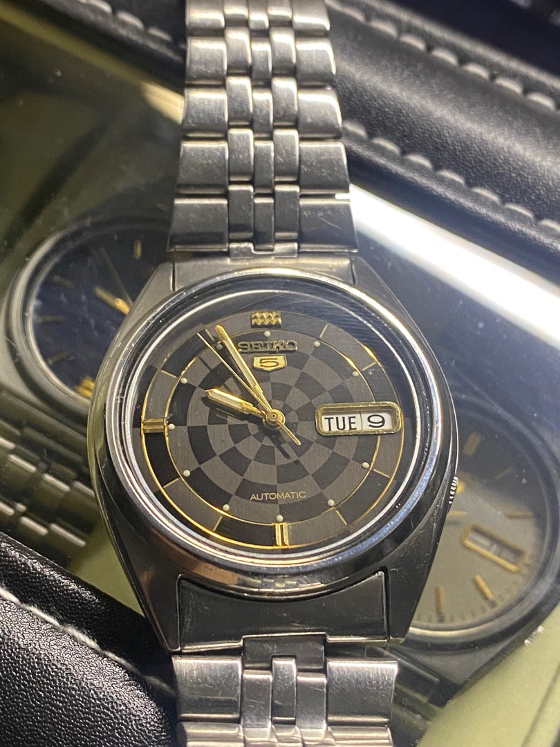 Seiko Checkerboard Dial, Men's Fashion, Watches & Accessories, Watches ...