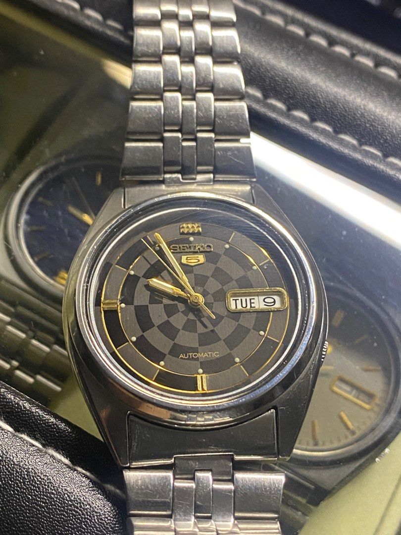 Seiko Checkerboard Dial, Men's Fashion, Watches & Accessories, Watches ...