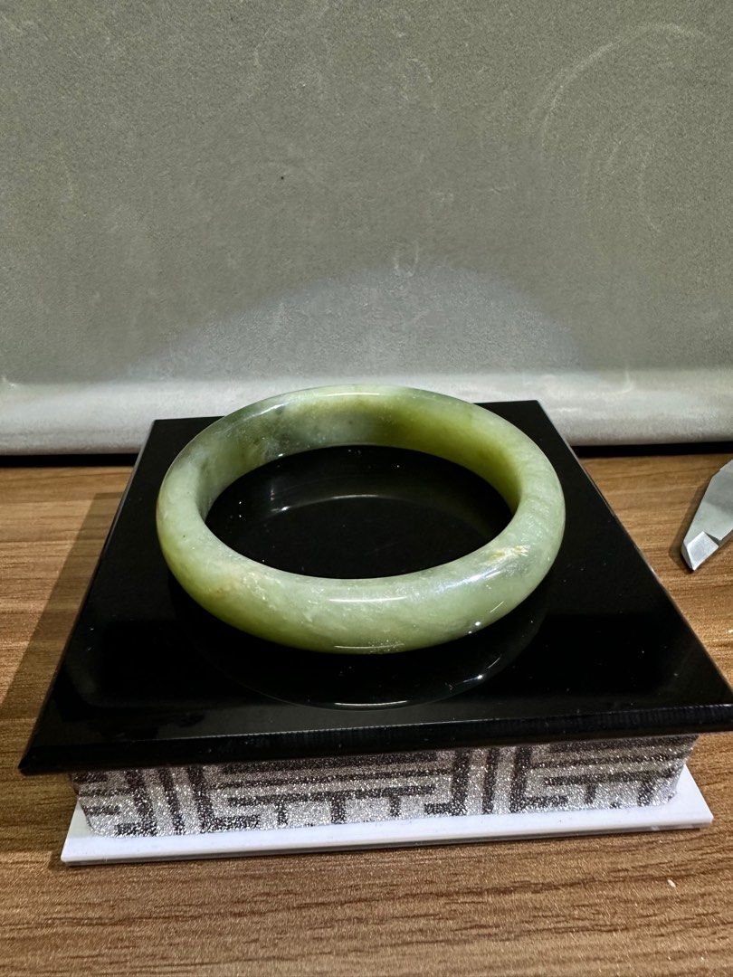 Serpentine Jade Bangle, Women's Fashion, Jewelry & Organisers ...
