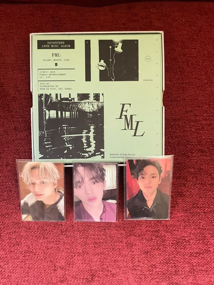 Seventeen FML (Fallen, Misfit, Lost) Green Version with Weverse POB ...
