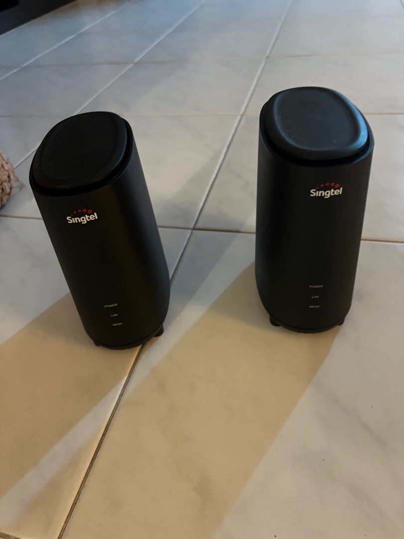 Singtel wifi 6 router with mesh and additional module, Computers & Tech ...