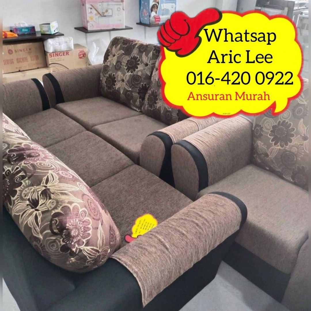 Sofa Ansuran Kedai, Furniture & Home Living, Furniture, Sofas on Carousell
