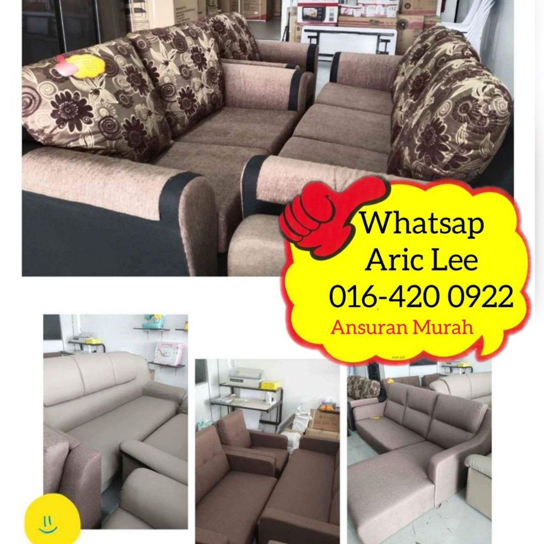 SOFA ANSURAN KEDAI, Furniture & Home Living, Furniture, Sofas on Carousell