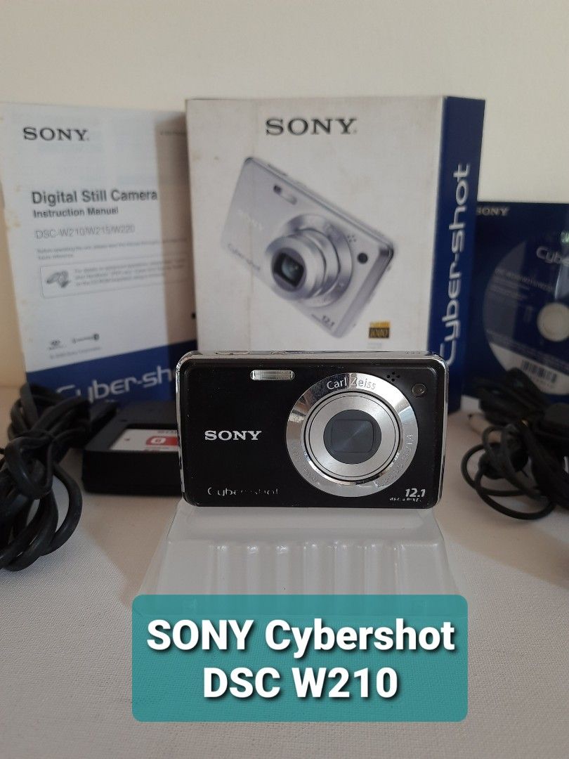 SONY Cyber-shot Digital Still Camera DSC-W210, Photography, Cameras on ...