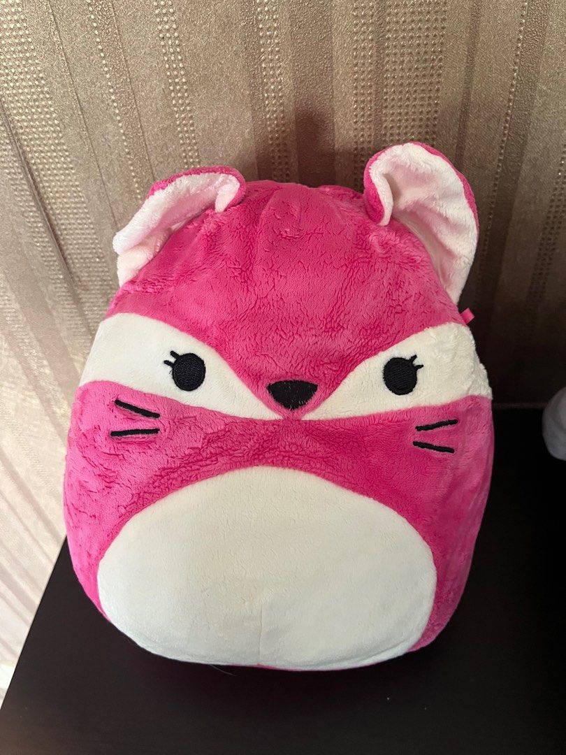 squishmallow pink fox, Hobbies & Toys, Toys & Games on Carousell