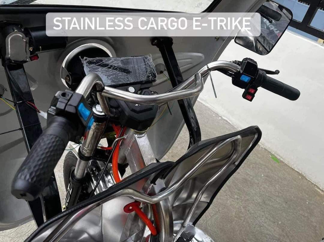 STAINLESS CARGO 3WHEELS E-TRIKE WITH BRACKET & TRAPAL, Sports Equipment ...