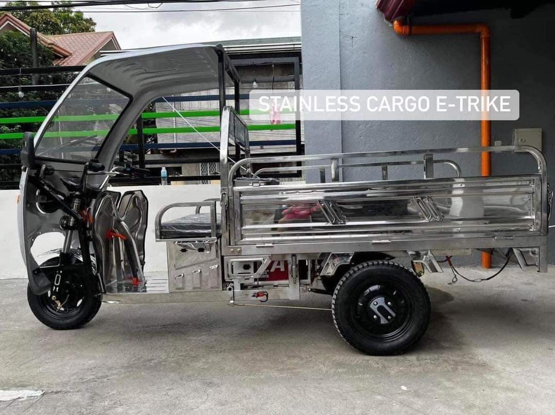 STAINLESS CARGO 3WHEELS E-TRIKE WITH BRACKET & TRAPAL, Sports Equipment ...